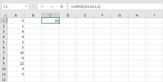 Sum Largest Numbers Using Large Function In Excel May 17 2025 Excel Office
