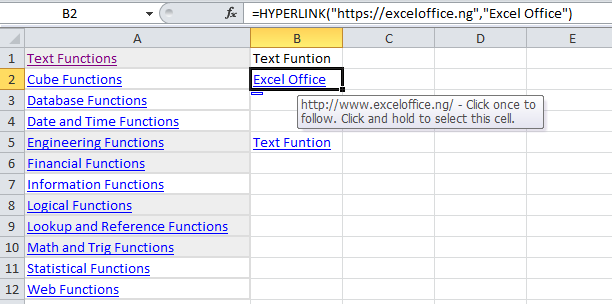 How To Use Excel HYPERLINK Function November 7 2023 Excel Office