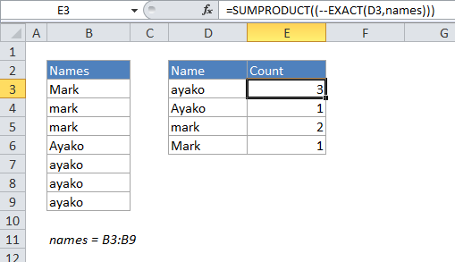 Count Cells Equal To Case Sensitive In Excel June 4 2023 Excel Office