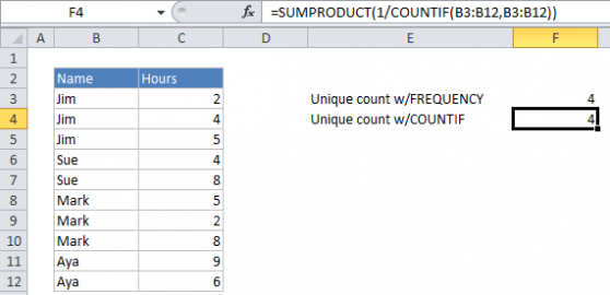 Count Unique Values In A Range With COUNTIF In Excel April 26 2023 
