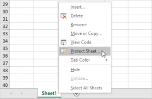 Protect and Unprotect Worksheet in Excel December 22, 2025 - Excel Office