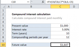 How to calculate compound interest in Excel October 21, 2025 - Excel Office