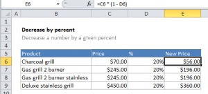 How to calculate decrease by percentage in Excel November 1, 2025 ...
