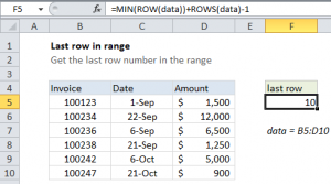 Last row number in range October 30, 2025 - Excel Office