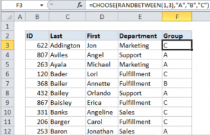 How to randomly assign data to groups in Excel October 21, 2025 - Excel Office