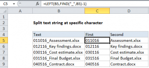 How to split text string at specific character in Excel August 10, 2025 ...
