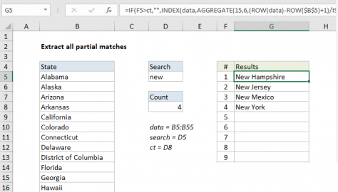 Extract all partial matches in Excel October 28, 2025 - Excel Office
