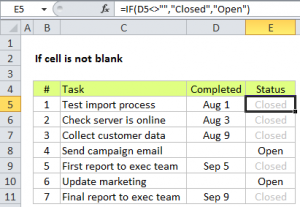 If cell is not blank in Excel September 30, 2025 - Excel Office
